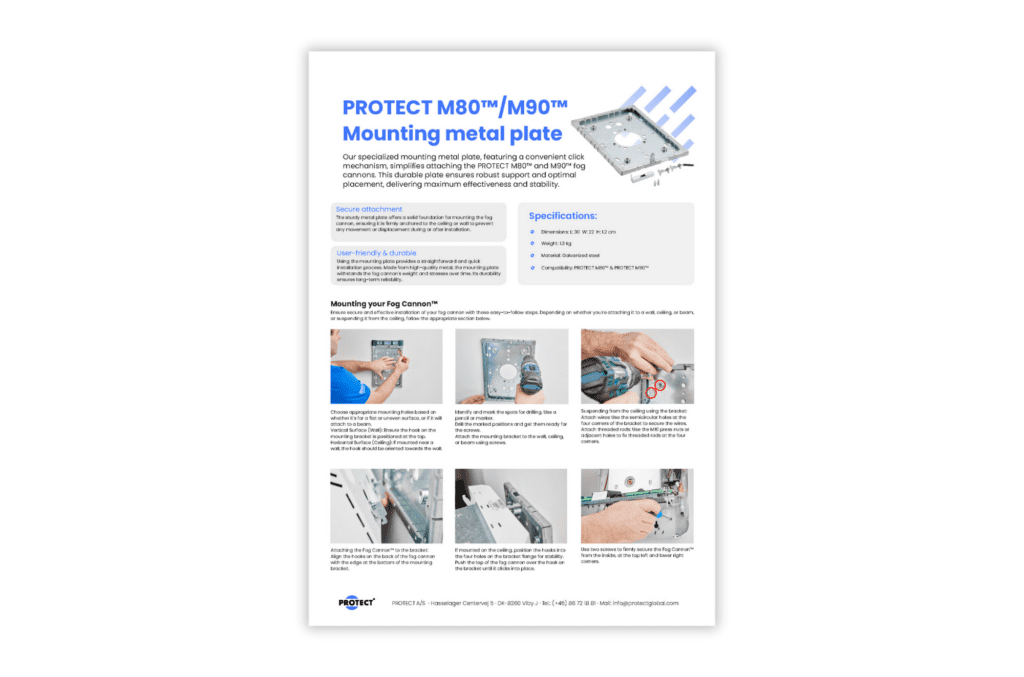 Mounting Metal Plate Datasheet - PROTECT Download Center